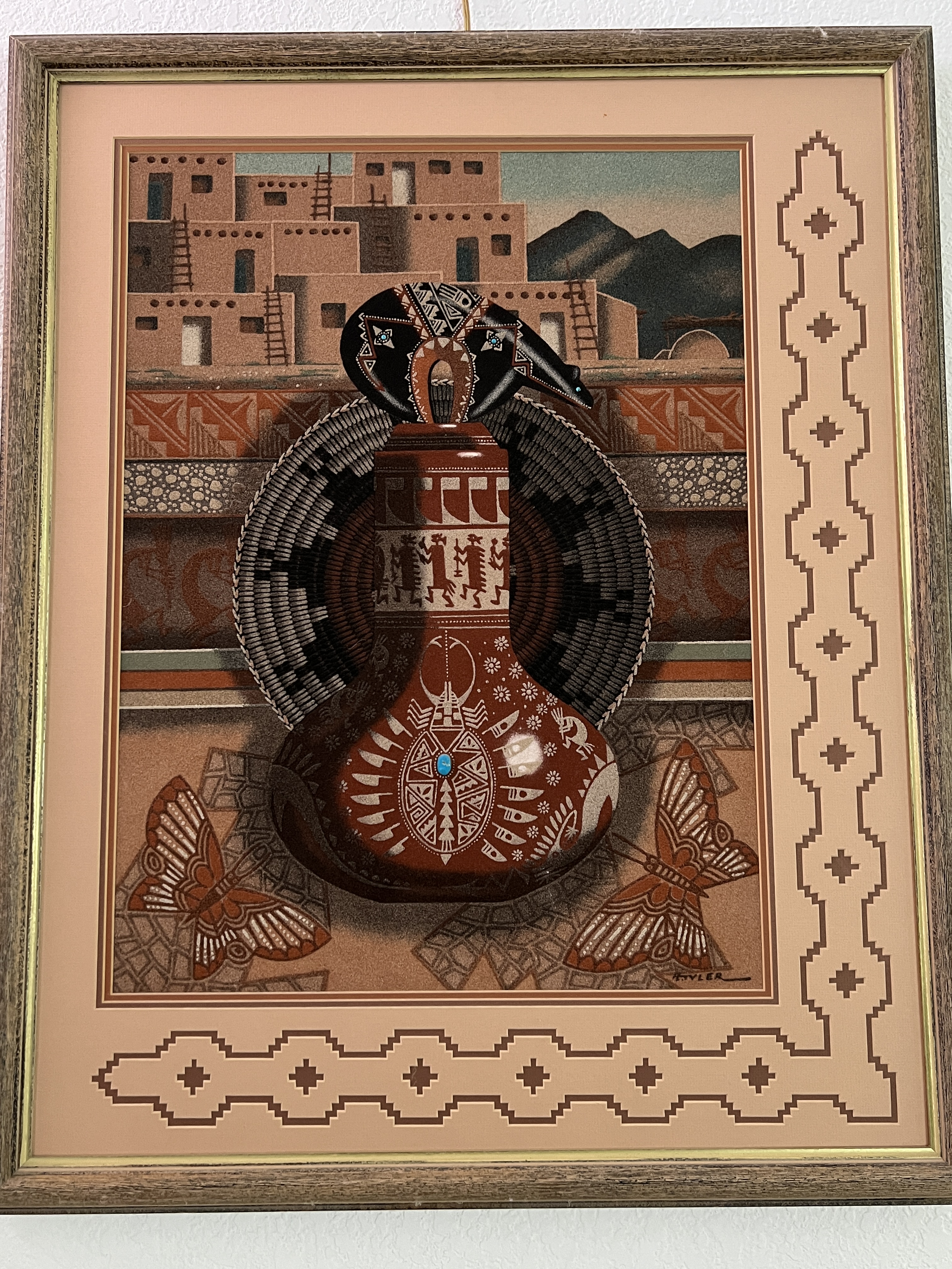 Sand Painting by Herman Tyler – Renate's Art